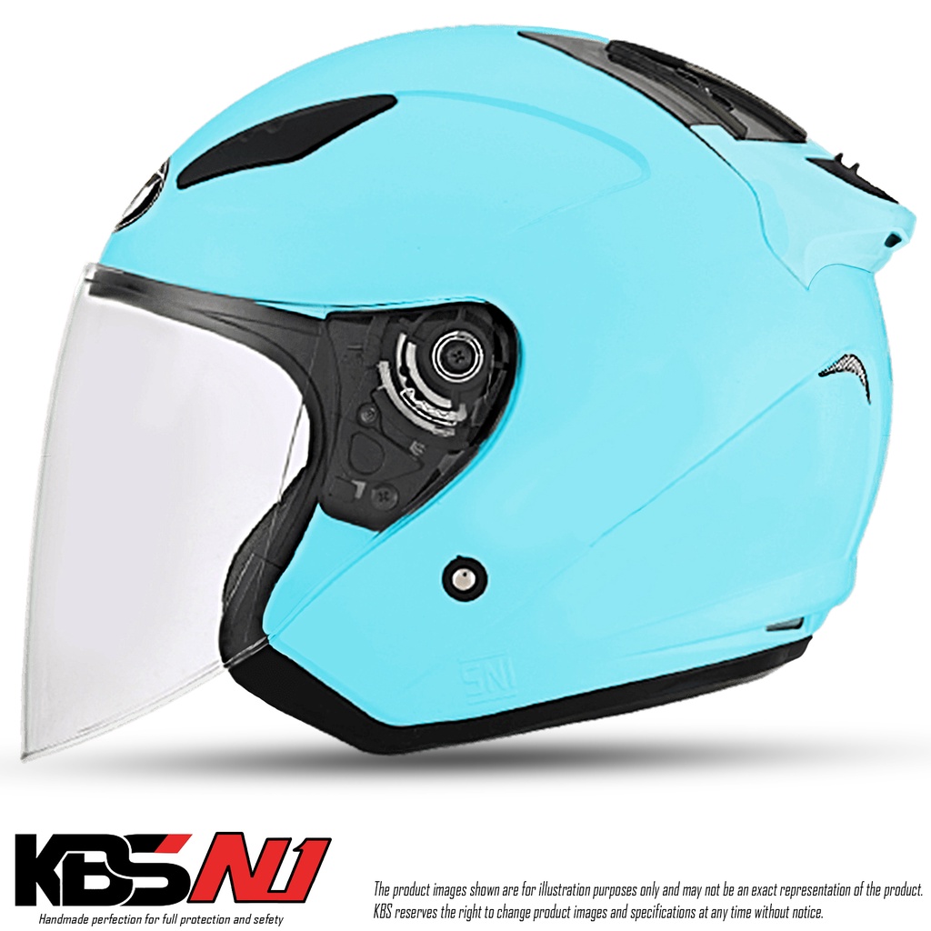 Jual KBS N1 TOSKA / Helm Half Face Basic Polos Solid Helm Kekinian ...