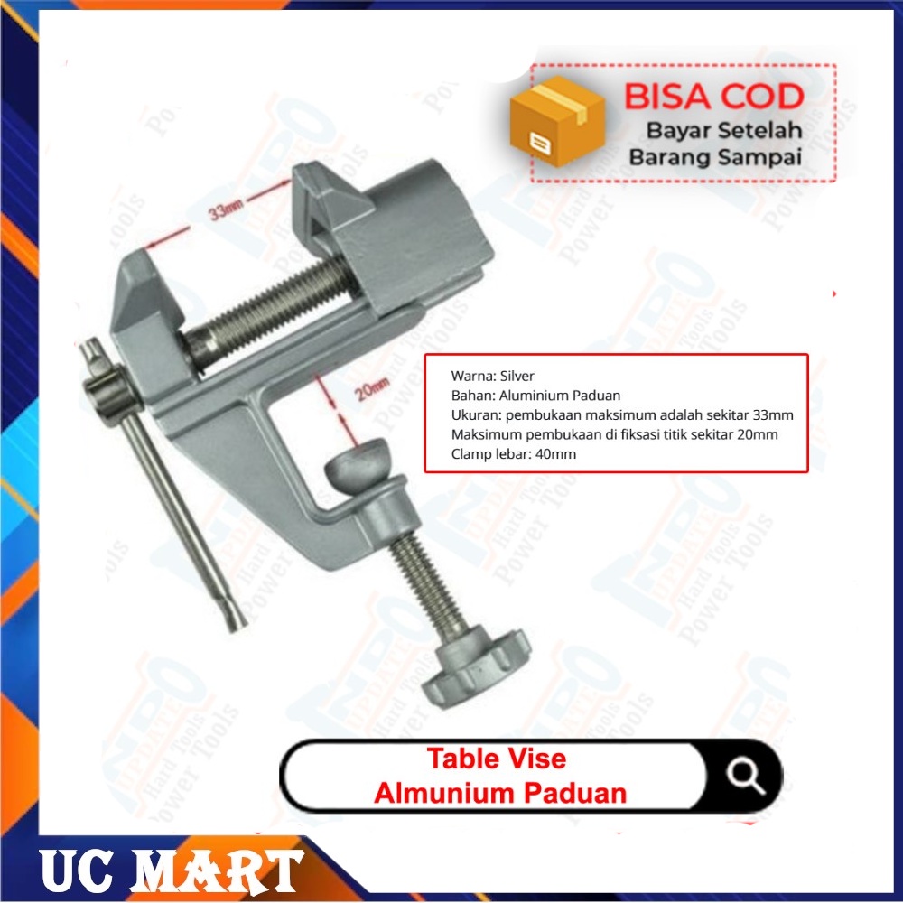 Jual Alat Catok Clamp Capit Meja Alat Penjepit Kayu Mini Bench YTC ...