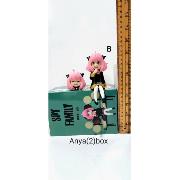 Jual ACTION FIGURE SET SPY X FAMILY ANYA FORGER CUTE CHIBI FACE ...