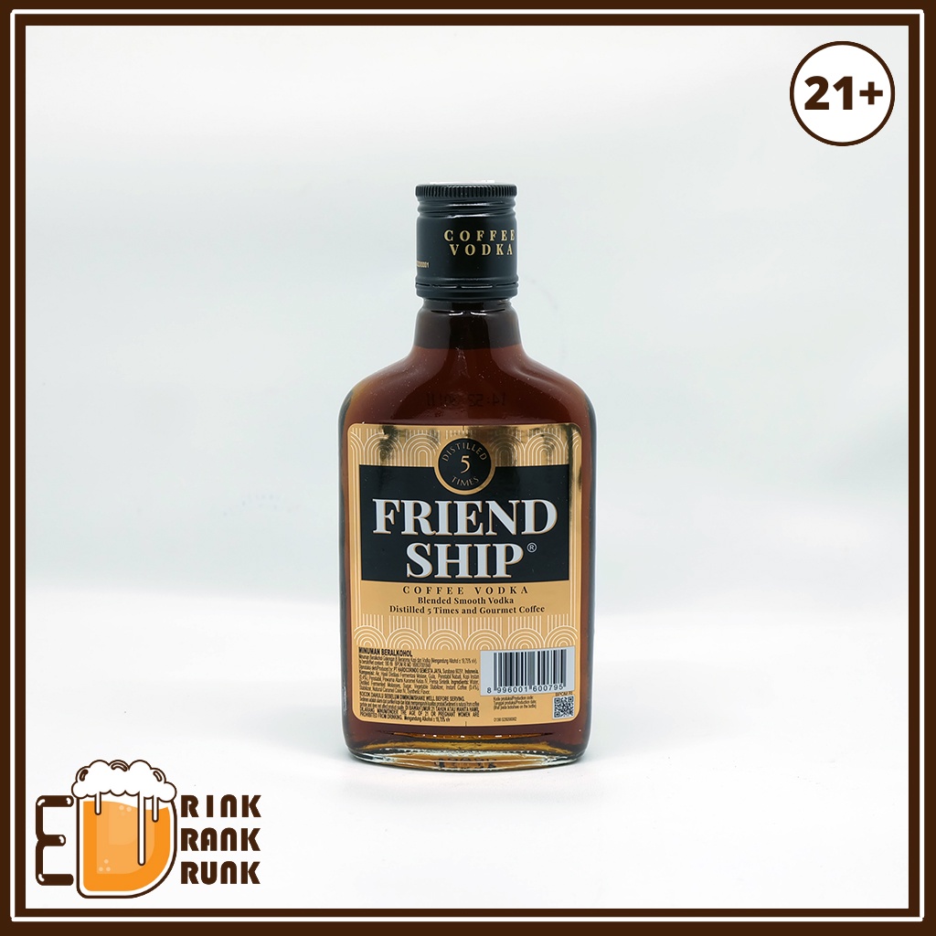 Jual FRIENDSHIP COFFEE VODKA - 180 ml (±19.75%) | Shopee Indonesia