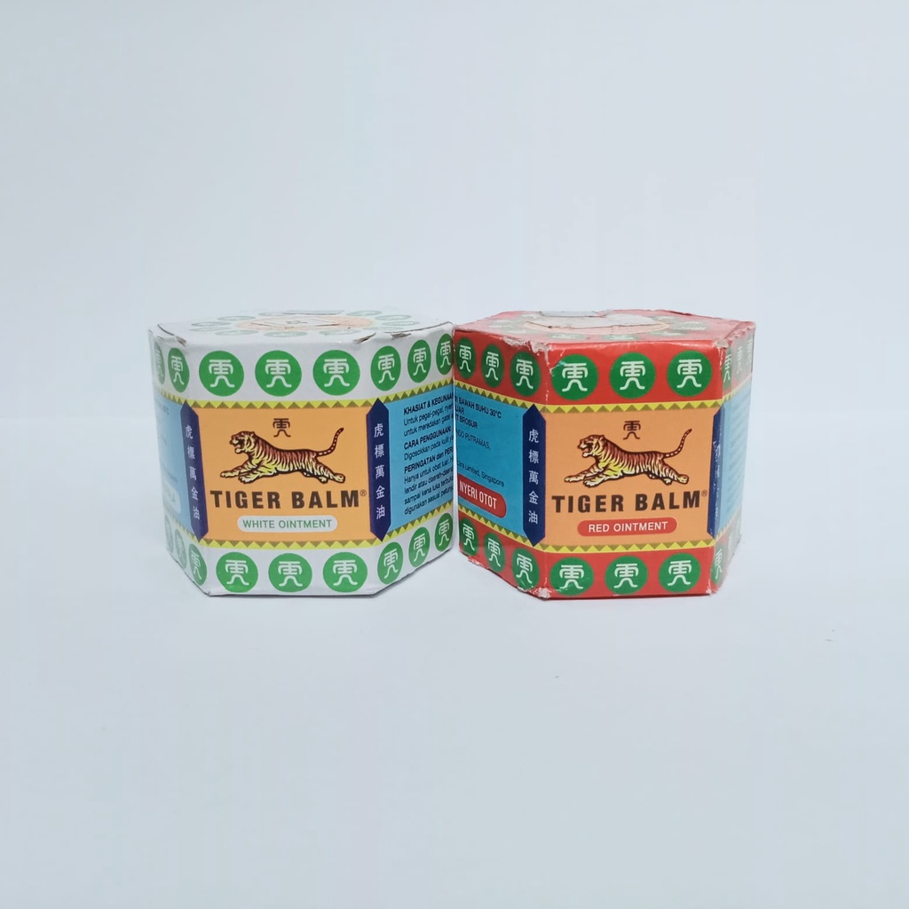 Jual Tiger Balm Red Balsem Putih dan Merah 20gr / Balsem Macan Putih ...