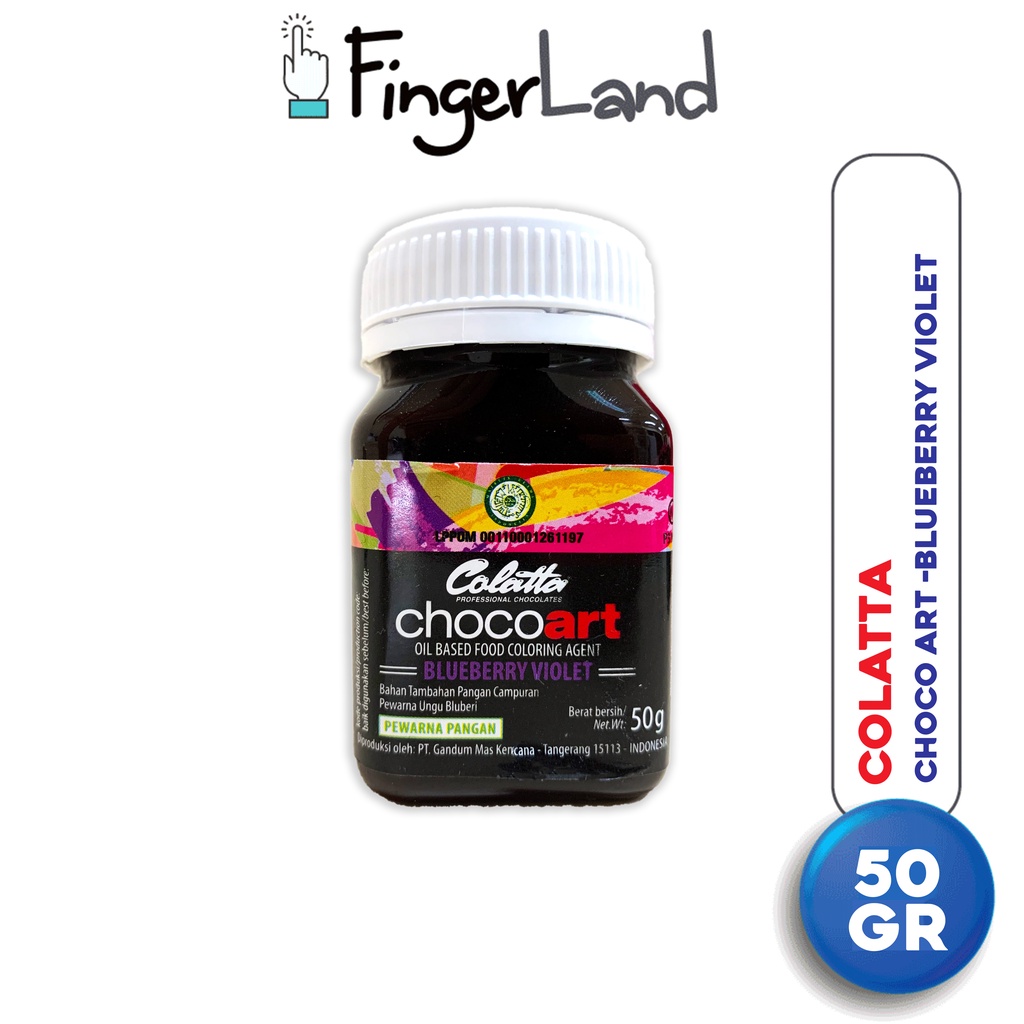 Jual COLATTA Choco Art Blueberry Violet 50 gram Pewarna Makanan ...