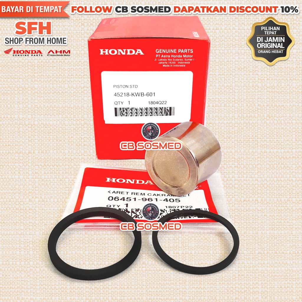 Jual Piston Kaliper Depan Scoopy eSP K16R 2015 - 2017 O-Ring Seal Kaliper Depan Scoopy Lama ...