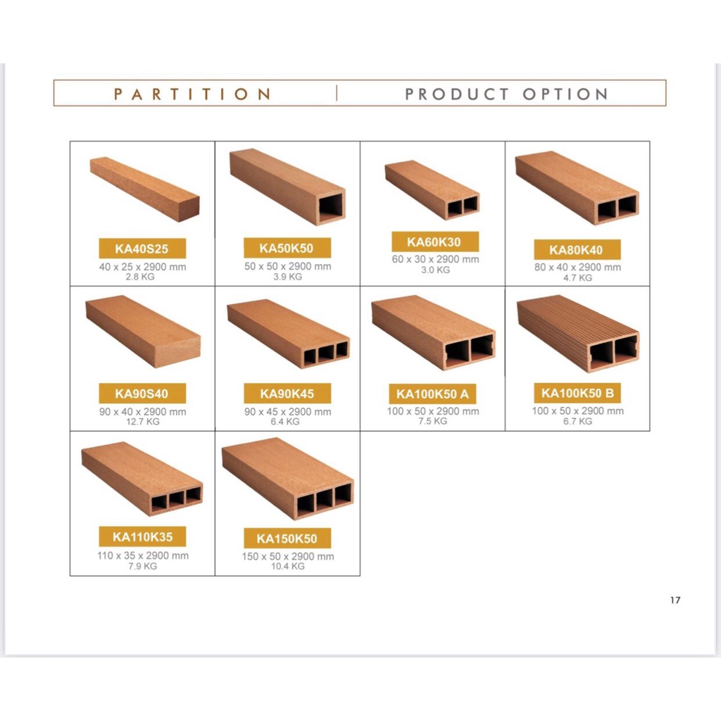 Jual PARTISI WPC / PANEL PARTISI / SEKAT WPC / DINDING | Shopee Indonesia