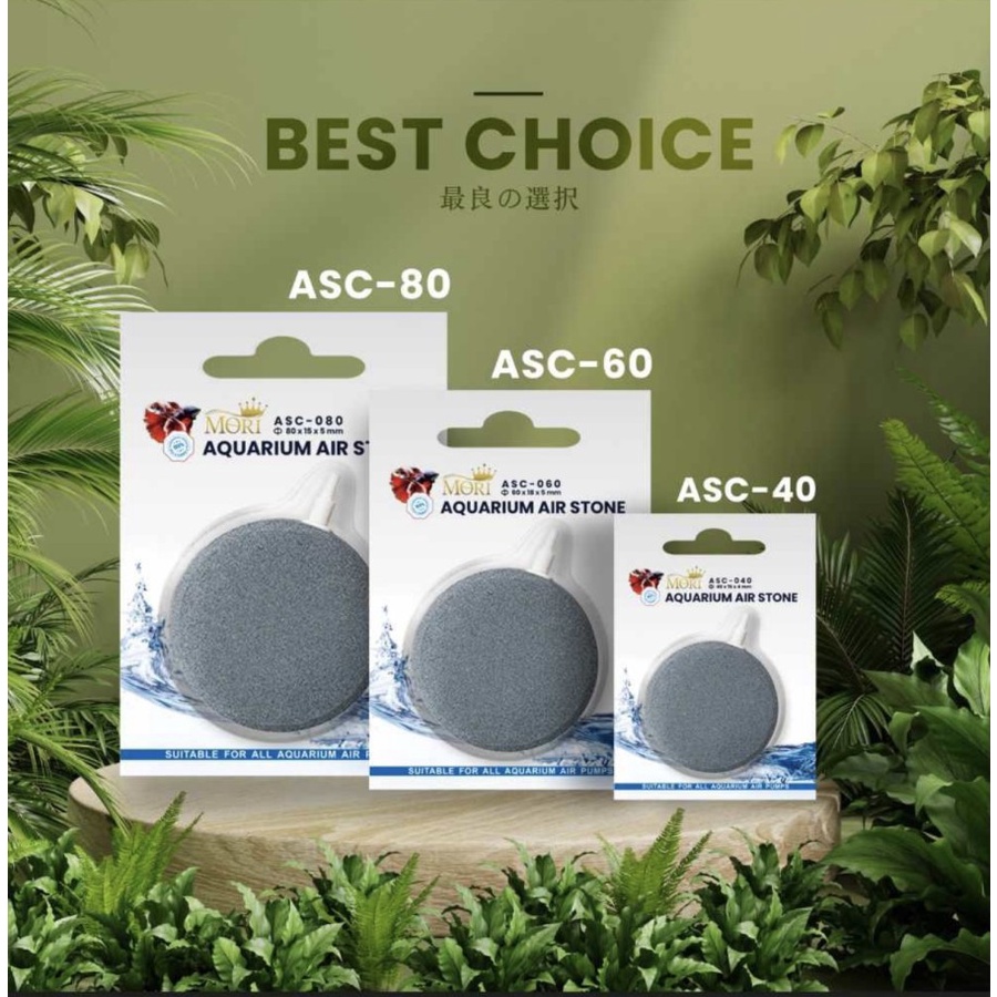 Jual MORI Airstone ASC 60 Batu Aerator Oksigen Aquarium | Shopee Indonesia