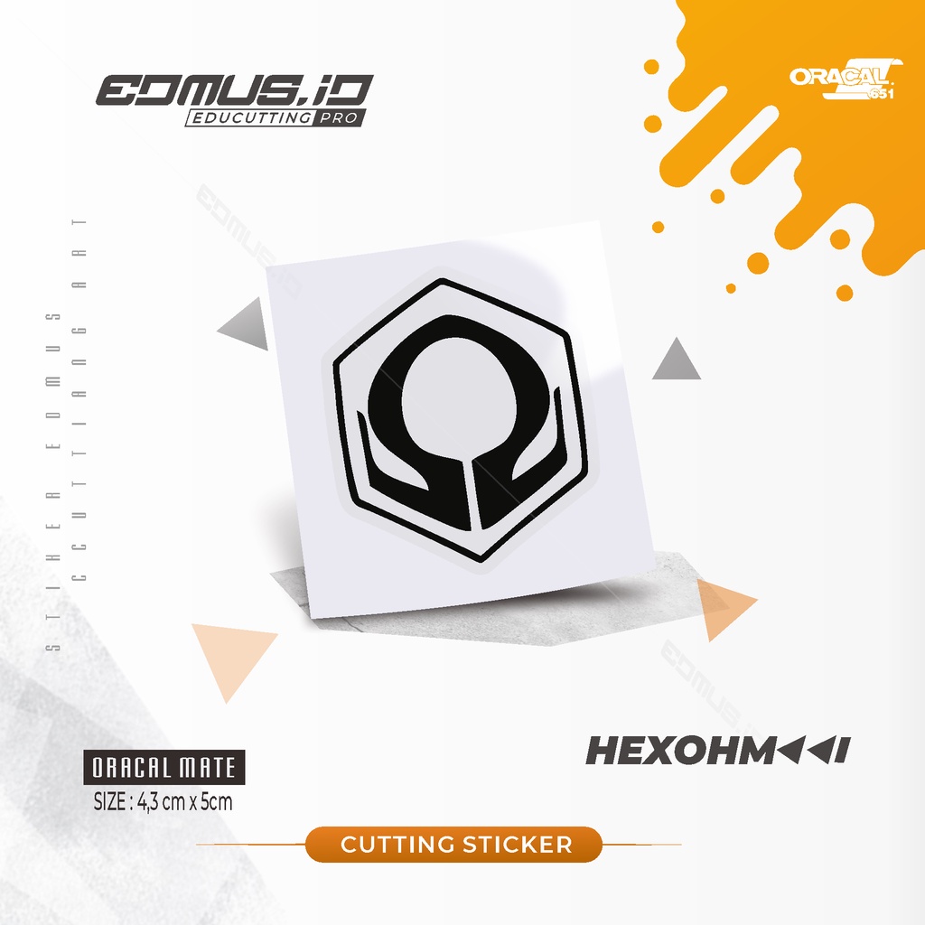 Jual Cutting Stiker Hexohm | Cutting Sticker Oracal Premium | Stiker ...