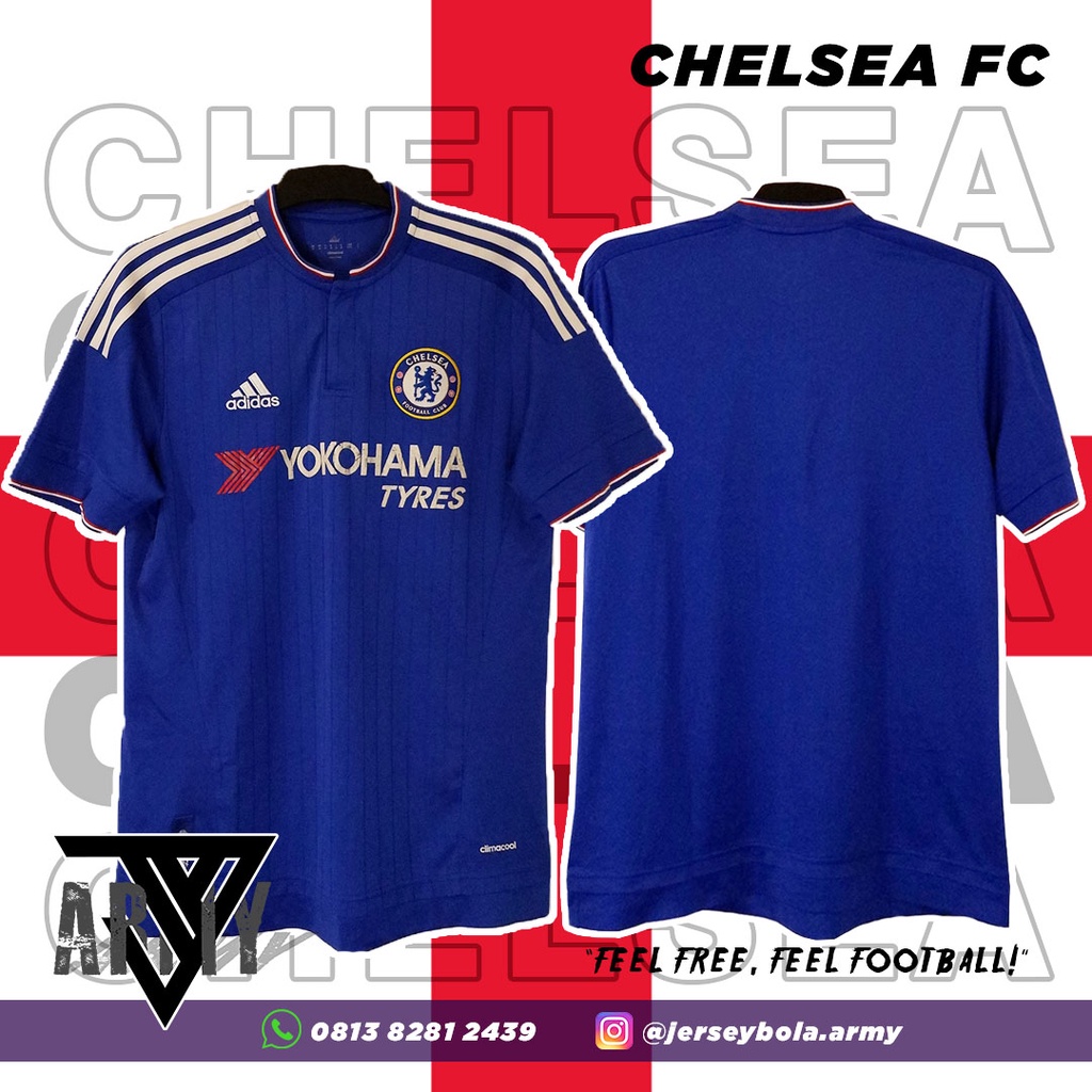 Jual JERSEY BOLA CHELSEA FC 2015 HOME KIT ORIGINAL | Shopee Indonesia