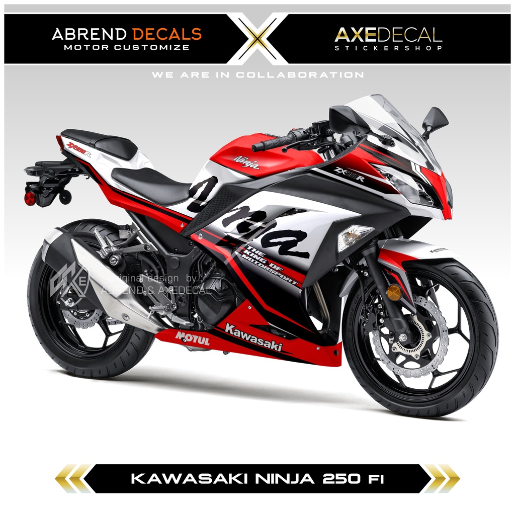 Jual Decal Fullbody Ninja 250 Fi Grafis Custom / Stiker Motor kawasaki ...
