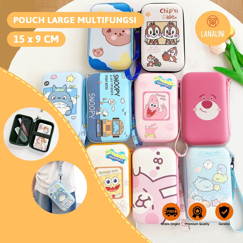 Jual Pouch Bag Dompet Koin Uang Charger Kabel Headset Kartu Kunci ...