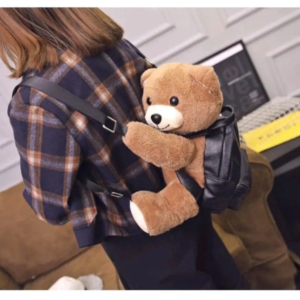 Jual Tas boneka 3D, Tas couple ibu dan anak, tas beruang pakai tas ...