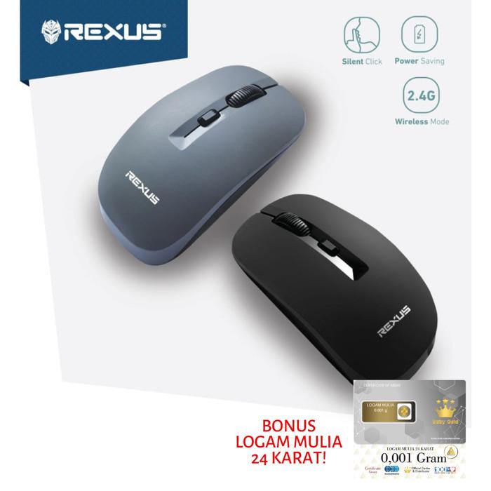 Jual Rexus Q20 Mouse Wireless Office Silent Click original | Shopee ...