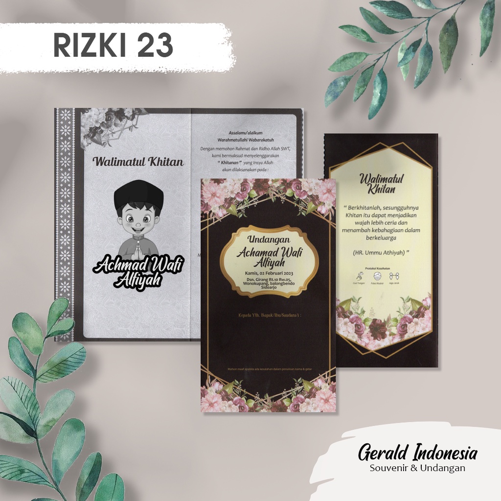 Jual UNDANGAN PERNIKAHAN & KHITAN MURAH UNIK ELEGAN GLAMOR - UNDANGAN ...