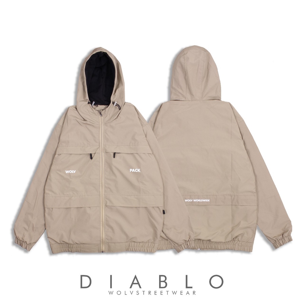 Jual Windbreaker Jaket - Outdor Jacket Diablo - Original Premium ...