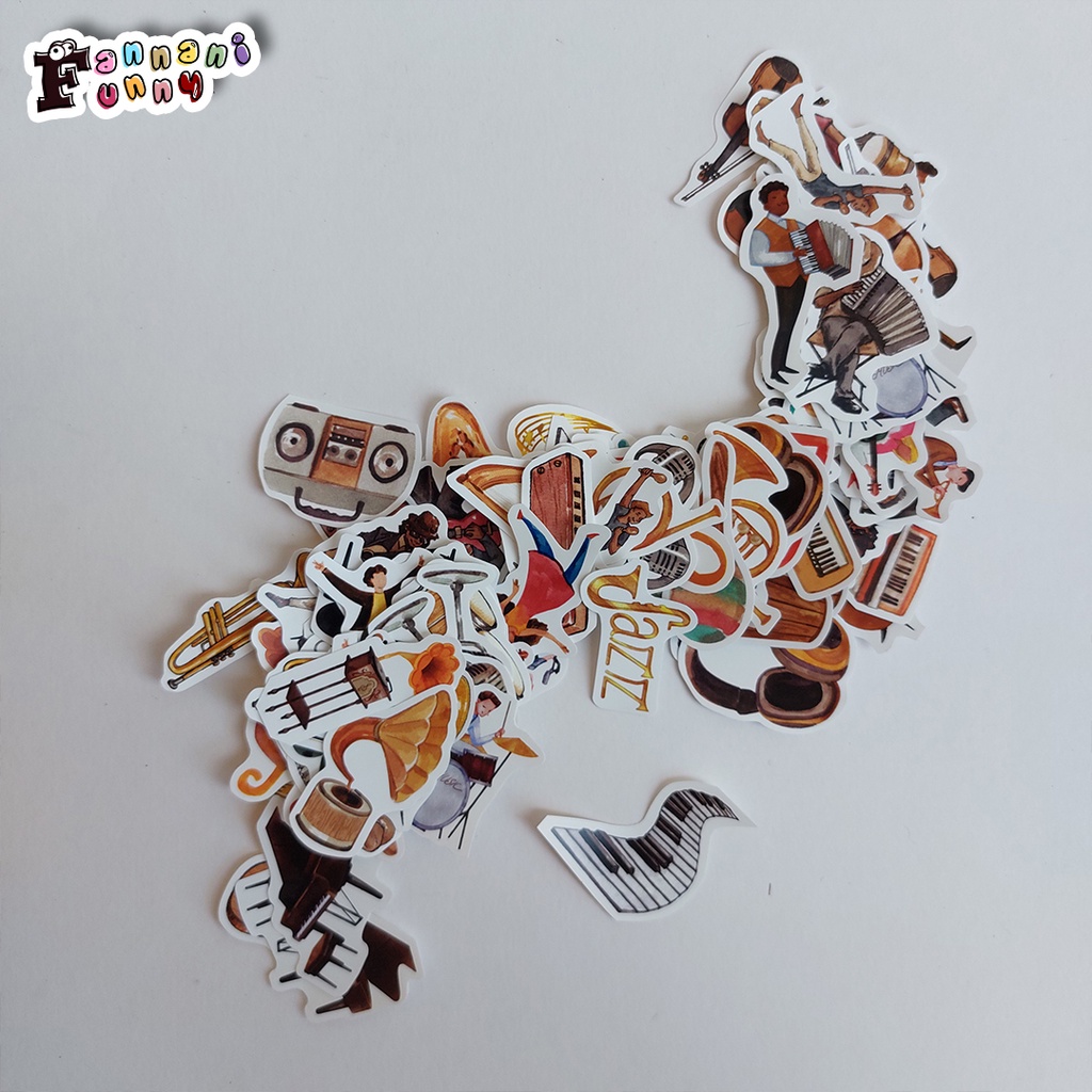 Jual Stiker cutting variasi kesenian music | stiker satuan | sticker ...