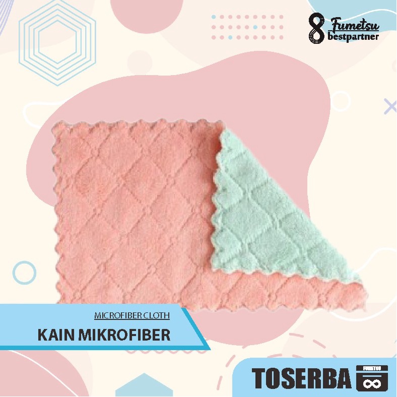 Jual Kain Lap Meja Anti Minyak Microfiber Multifungsi Serbaguna Serap ...