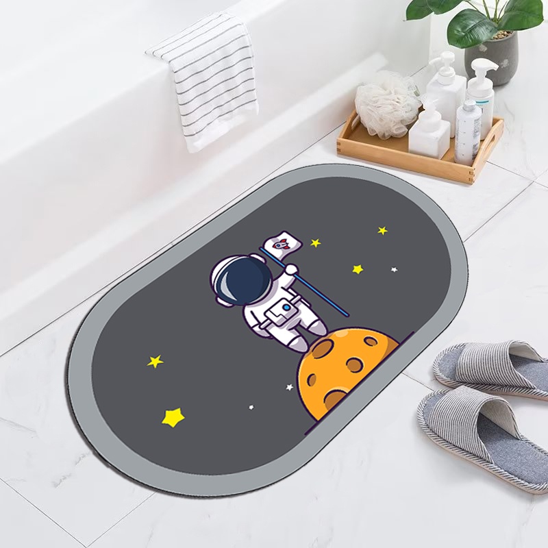 Jual Keset Kaki Oval Ukuran 40cm x 60cm Keset Kaki Anti Slip Keset ...
