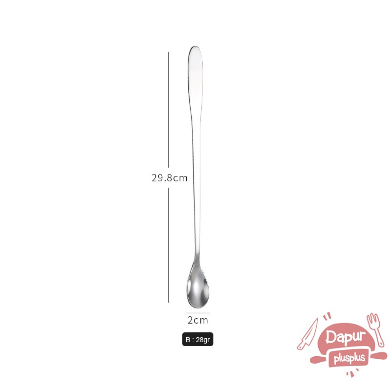 Jual Sendok Pengaduk Minuman Gagang Panjang | Sendok Stainless Steel ...