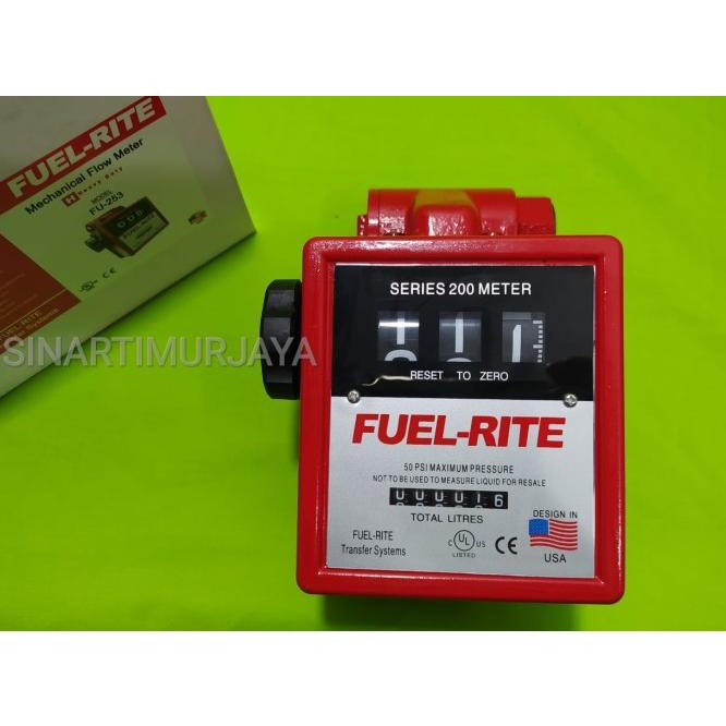 Jual Meteran Solar Flow Meter Fuel Rite 1" 3Digit Made In Usa | Shopee ...