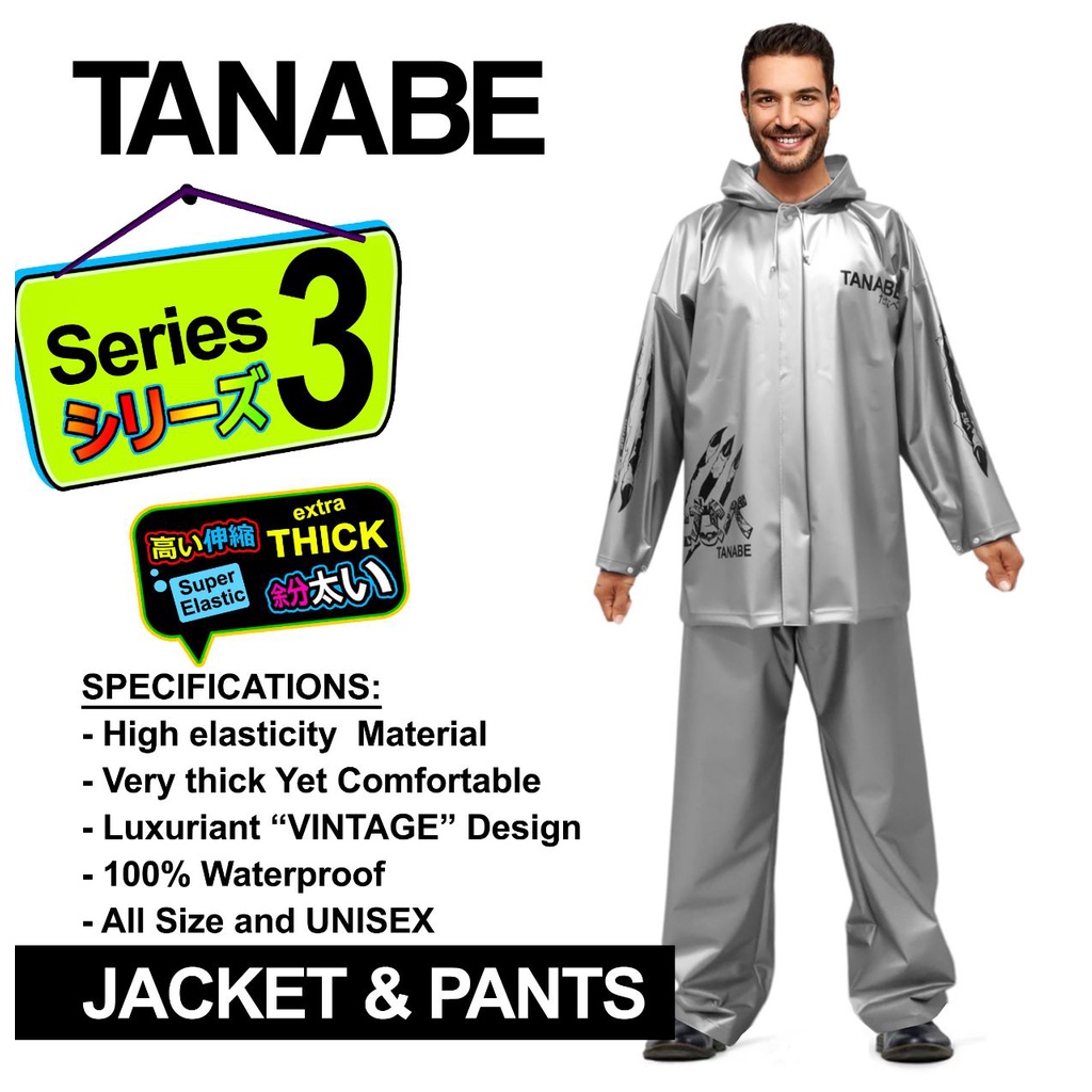 Jual Jas Hujan Raincoat Jaket Celana Jacket Pants Japan Tebal High ...