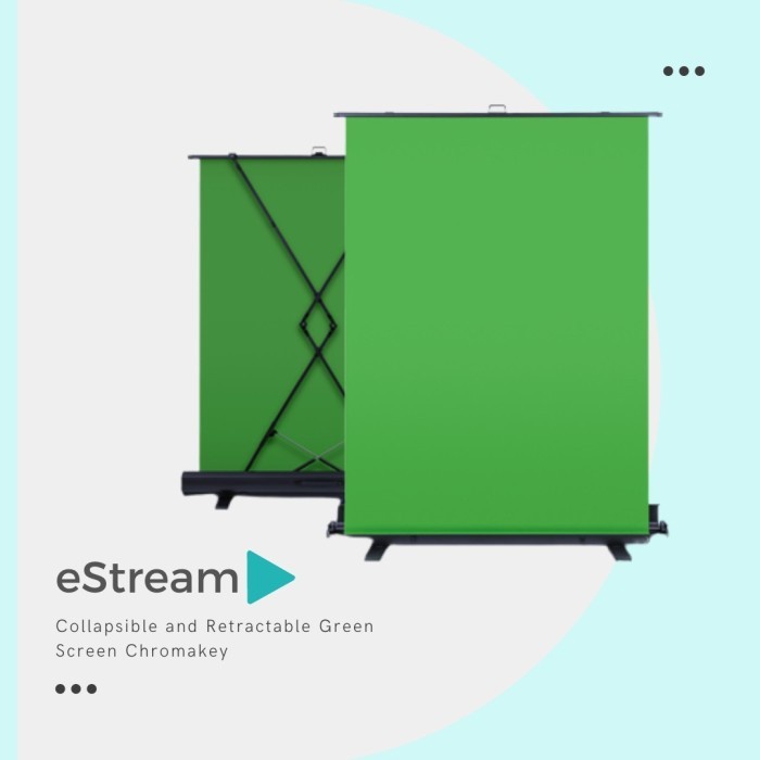 Jual Terlaris Estream Collapsible And Retractable Chromakey Portable ...