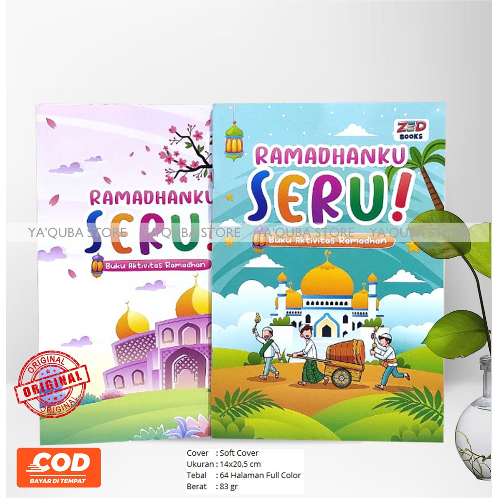 Jual [ ZED ] BUKU RAMADHANKU SERU BUKU AKTIVITAS RAMADHAN ANAK TPA SD TPQ SDIT | Shopee Indonesia