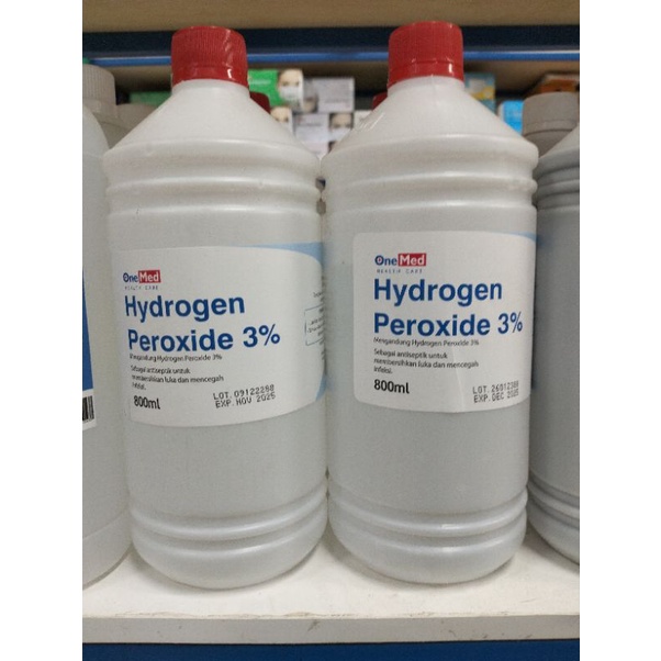 Jual H2O2 3% Hydrogen 800Ml Onemed / peroxide 3% Onemed | Shopee Indonesia