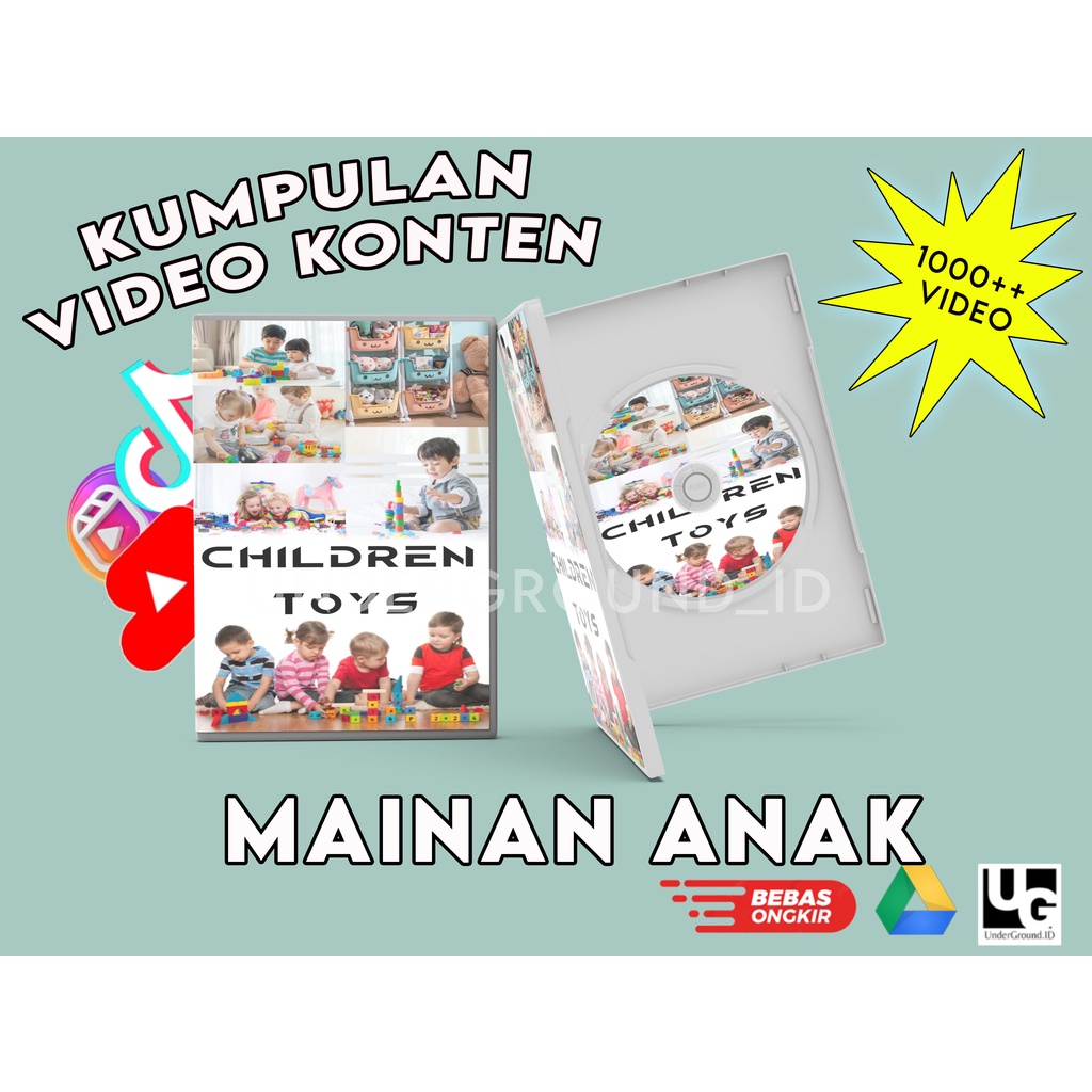 Jual Kumpulan Video Konten Mainan Anak Siap Upload 1000++ | FYP Tiktok ...