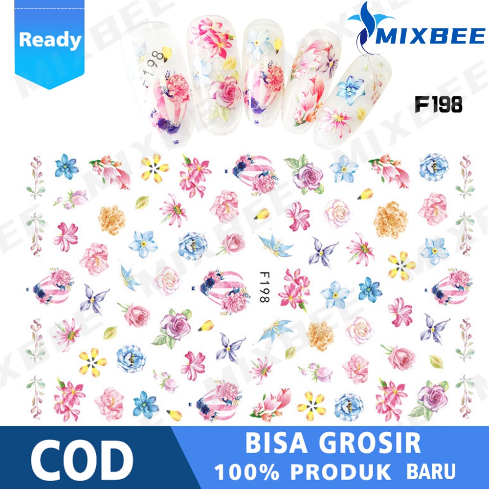 Jual Stiker Kuku 3D kuku applique, kecil strawberry orange kecil segar ...