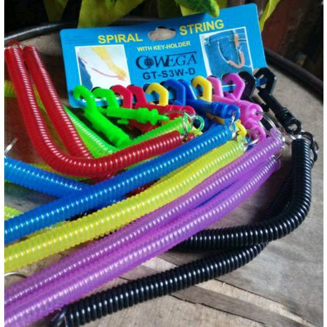 Jual Gantungan Kunci Spiral - Ganci Spiral - Keychain Spiral | Shopee ...