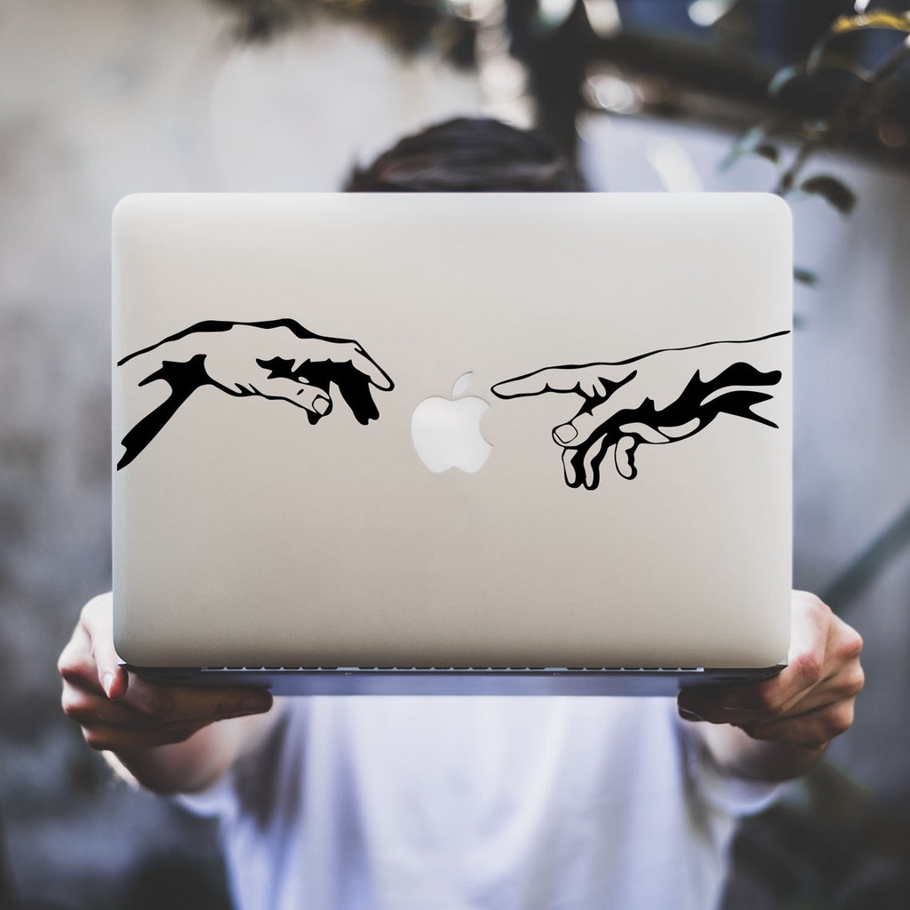 Jual Stiker Adam and God's hands by Michelangelo - Laptop Decal Macbook ...