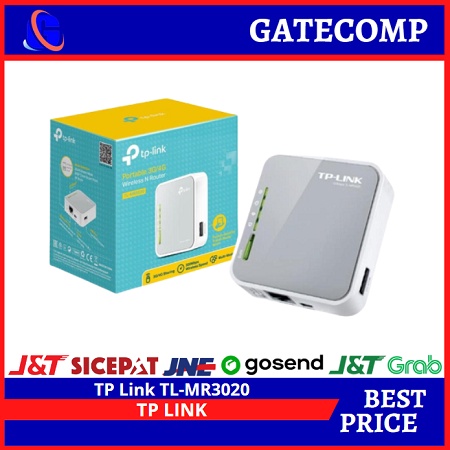 Jual Wireless N Router Portable 3G/4G TP Link TL-MR3020 - TPLink TL MR ...