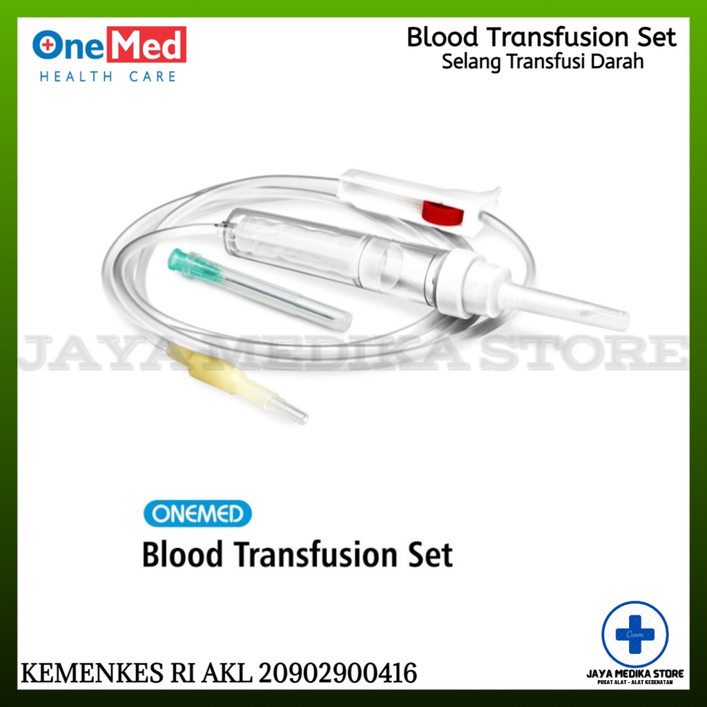 Jual Blood set Onemed Selang Transfusi Darah Eceran | Shopee Indonesia