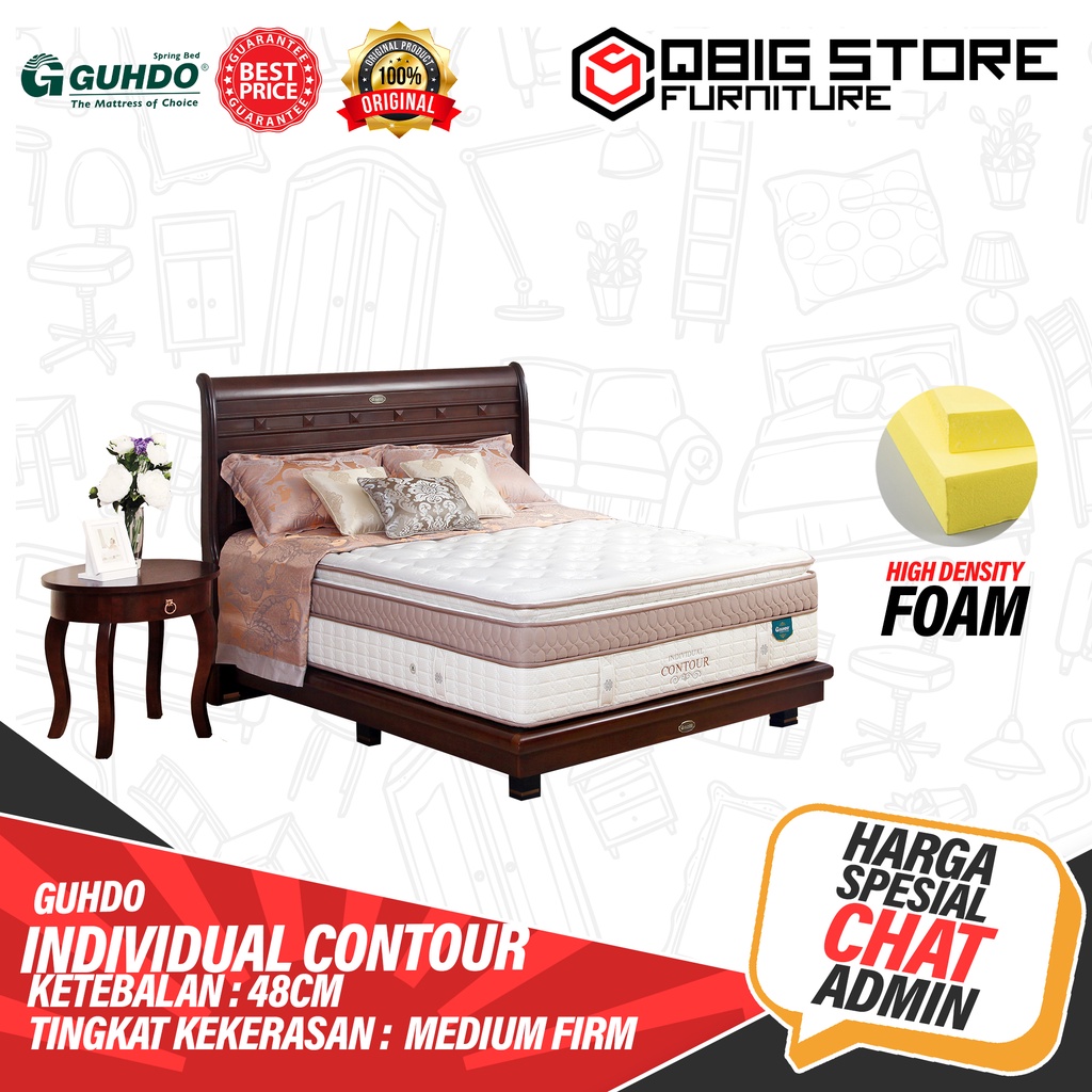 Jual Guhdo Spring bed Individual Contour Full Set Zidane Victorian ...