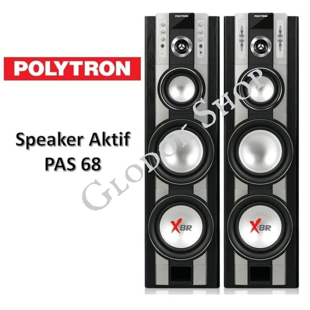 Jual Speaker Aktif Polytron PAS-68 | Pas68 68b pas68b usb xbr extra bass BATAM | Shopee Indonesia