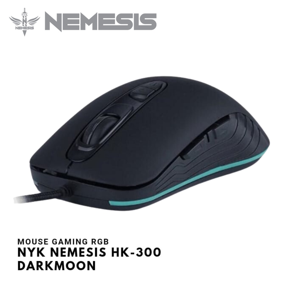 Jual NYK Nemesis HK300 Gaming Mouse RGB NYK Nemesis Dark Moon RGB Wired ...