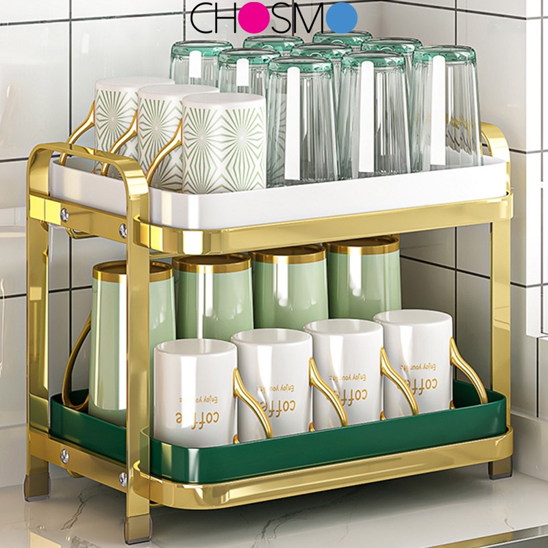 Jual Hadiah Natal Rak Cangkir Rak Penyimpanan Dapur Cangkir Kopi Rak ...