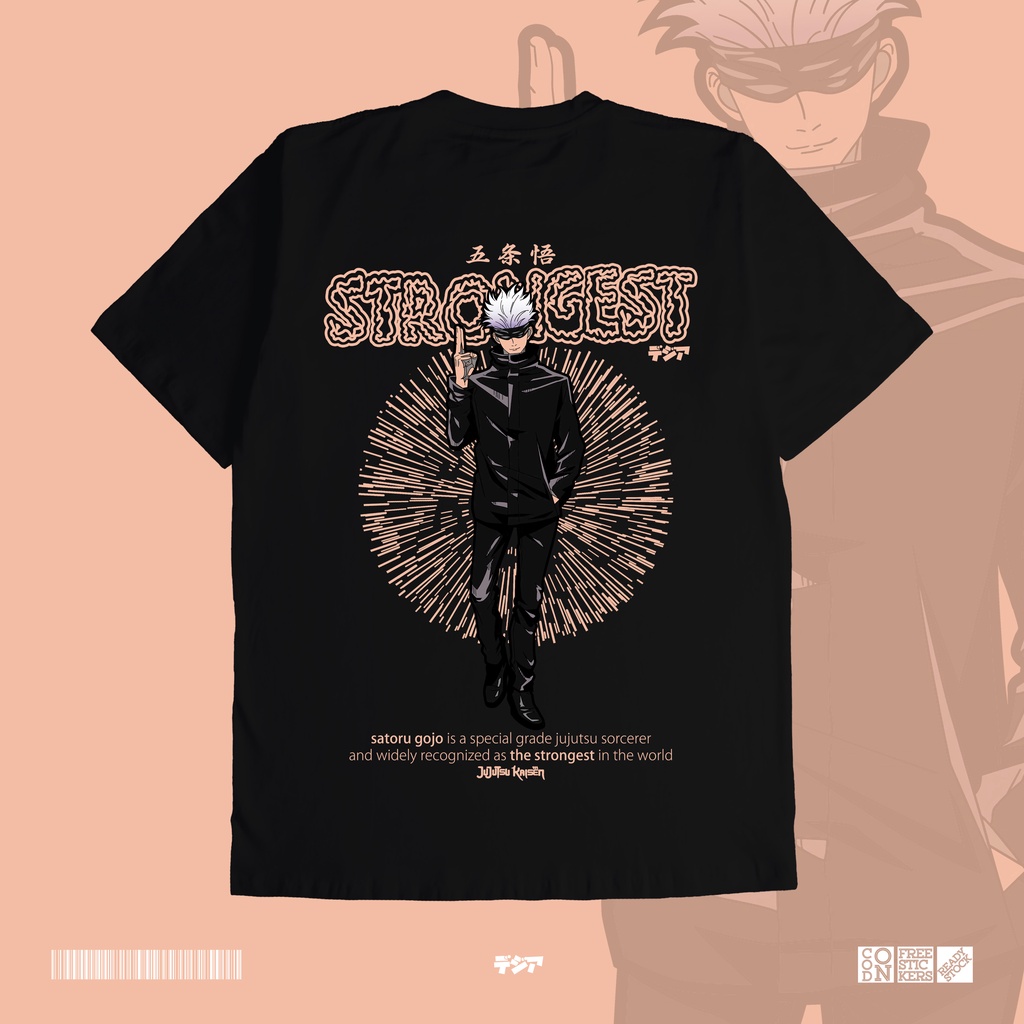 Jual Gojo Satoru Jujutsu Kaisen Strongest Jujutsu Sorcerer Kaos Anime ...