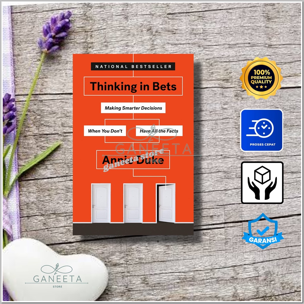 Jual [Best Seller] Thinking In Bets by Anni Duke - english version | Shopee Indonesia