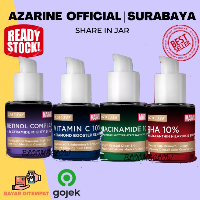 Jual [SHARE IN JAR] Azarine x Marvel Retinol Complex + 5x Ceramide ...