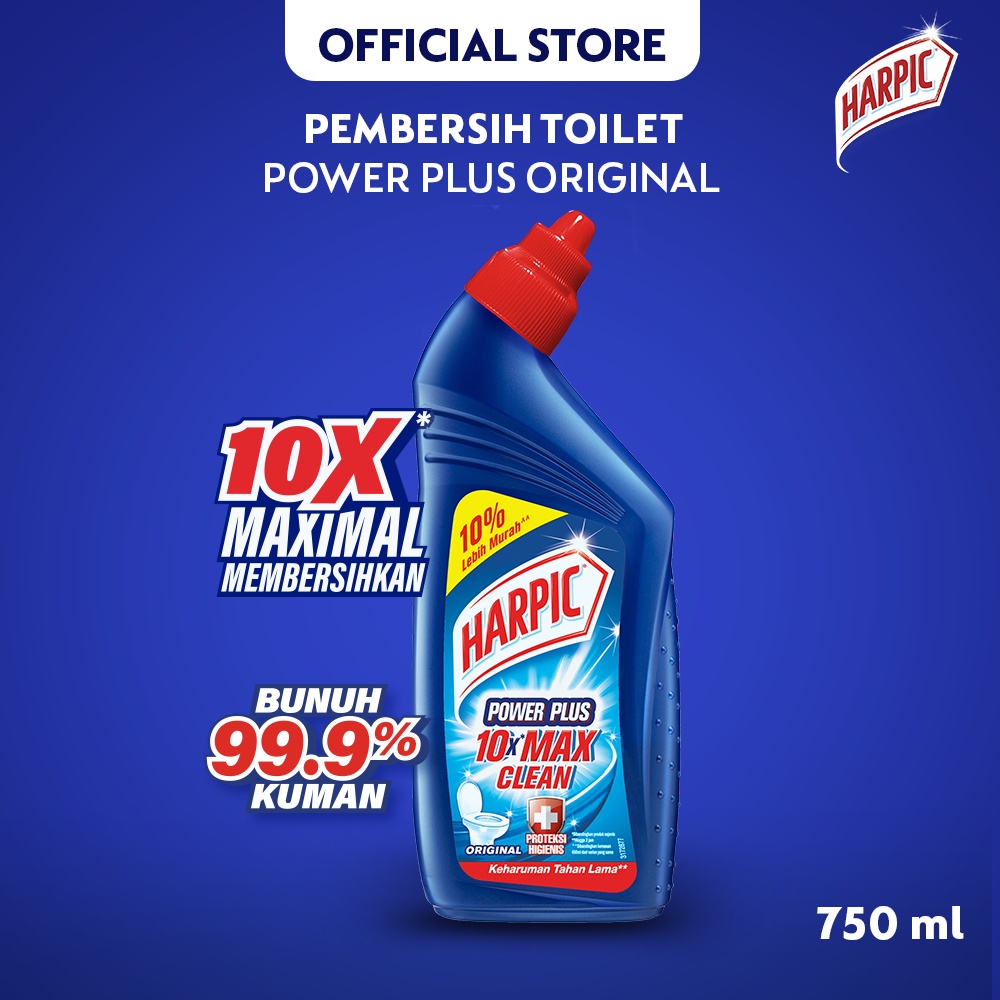 Jual Harpic Power Plus Original 750ml Bottle [Pembersih Toilet] | Shopee Indonesia