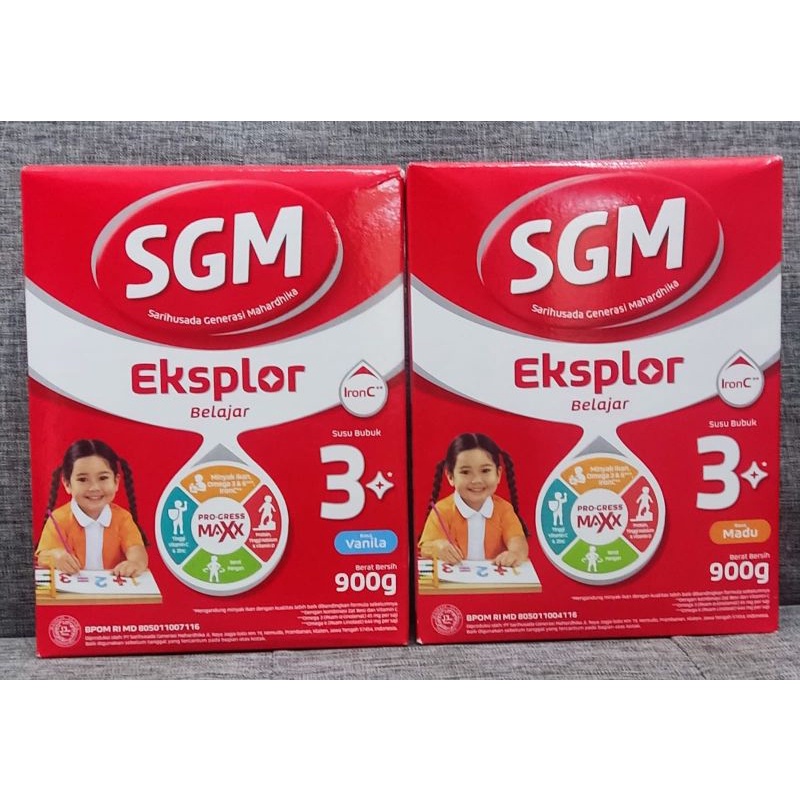 Jual SGM 3+ Eksplor Vanila dan Madu 900gr | Shopee Indonesia