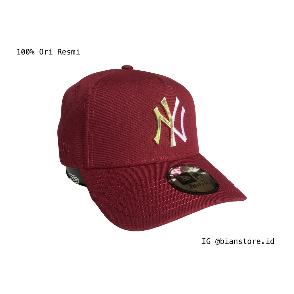 Jual Topi New Era 9Forty A-Frame New York Yankees CNY Half Metal Badge ...