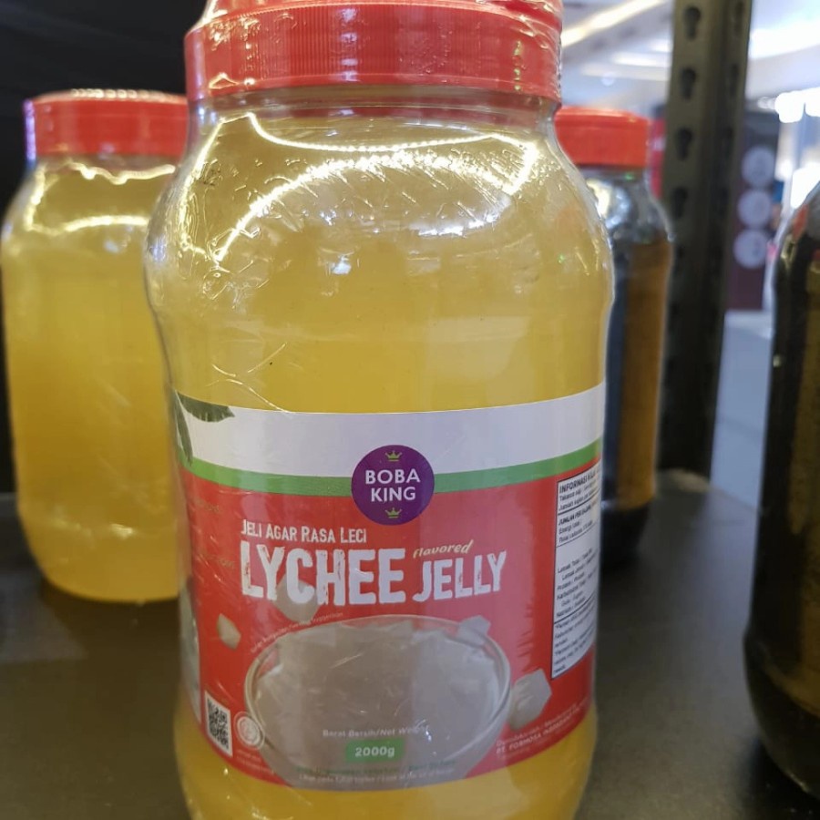Jual Bobba King Lychee Jelly Boba King Jeli Agar Agar Rasa Buah Leci ...