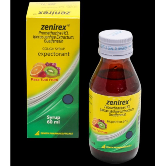 Jual Zenirex Syrup 60ml - Sirup Obat Batuk Berdahak Anak | Shopee Indonesia