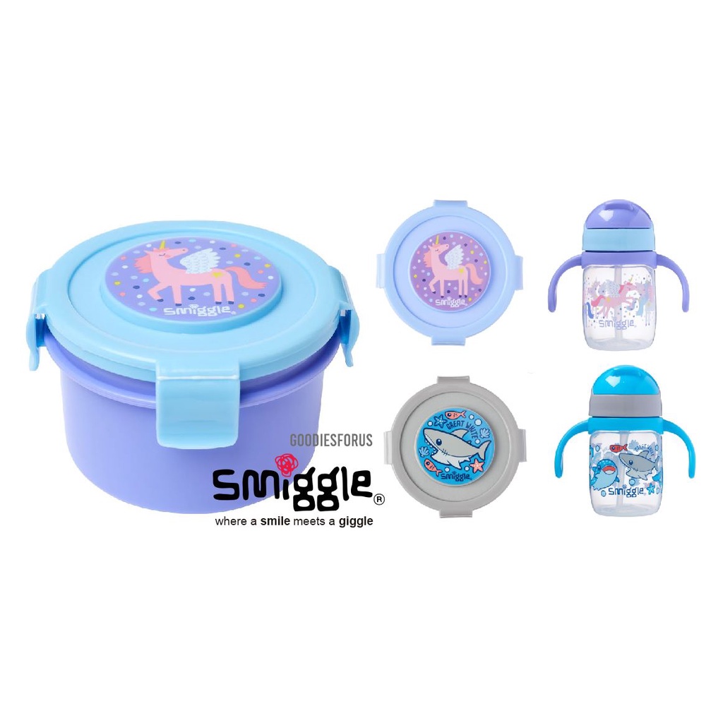 Jual Smiggle Up & Down Teeny Tiny Plastic Sippy Cup/Up & Down Round ...