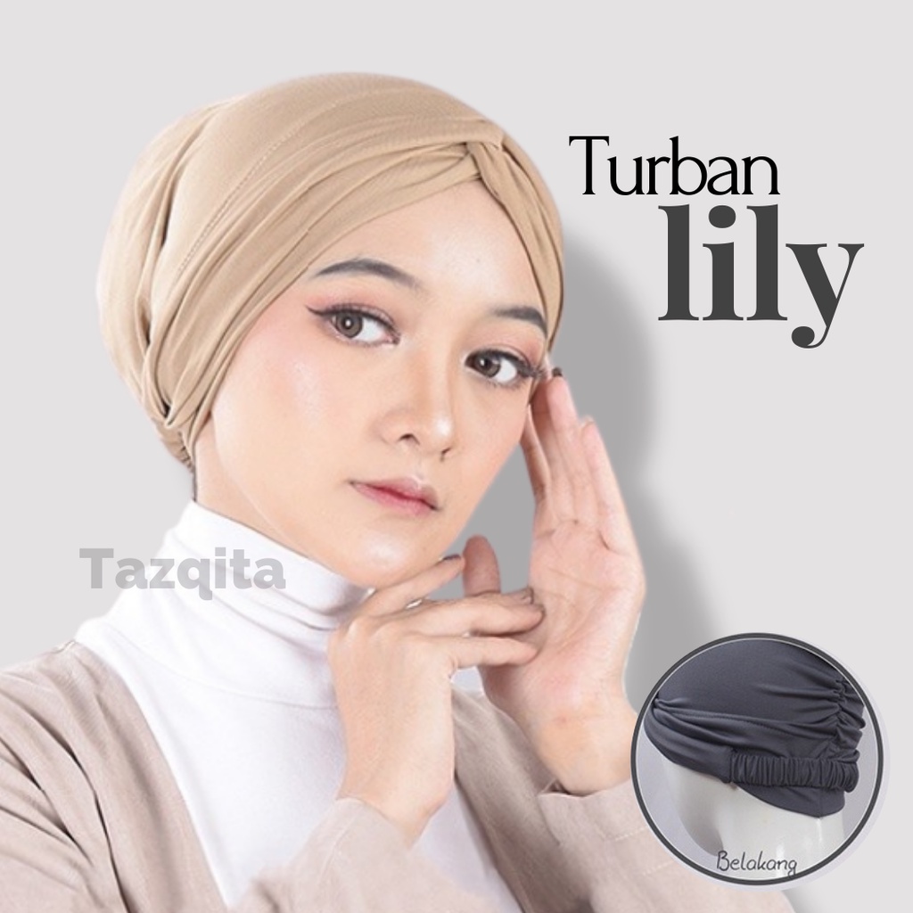 Jual Turban Instan Premium Lily Jersey | Shopee Indonesia