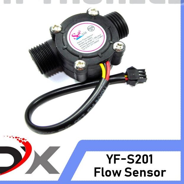 Jual ATI180 Flow Meter 1/2" Sensor Aliran YF-S201 Water Flowmeter 0.5 ...