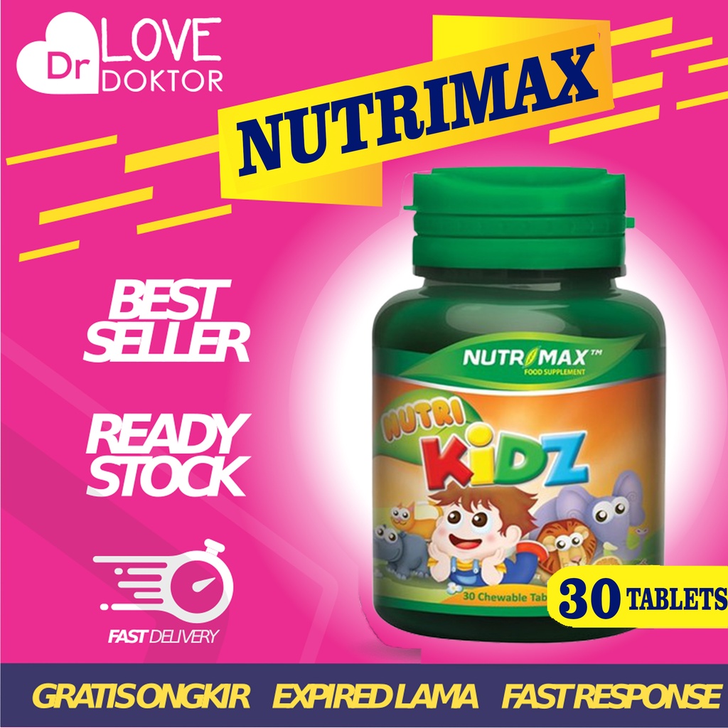 Jual NUTRIMAX NUTRI KIDZ NUTRIKIDZ MULTIVITAMIN MULTI VITAMIN DAYA ...