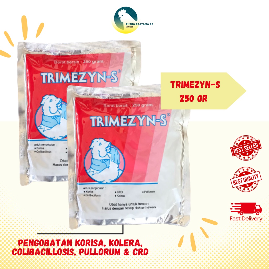 Jual TRIMEZYN SERBUK 250 GR - MEDION - Obat CRD, Korisa, Kolera, Coli ...
