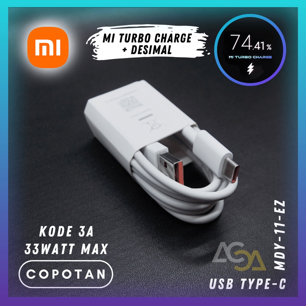 Jual Charger POCO X3 NFC POCO X3 PRO POCO F3 Original usb Type-C Turbo Charge | Shopee Indonesia